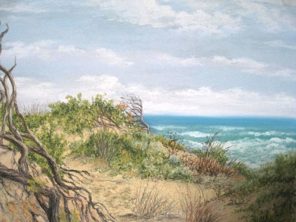 Sand-dunes at Number 16 Beach, Rye – Joan Vida
